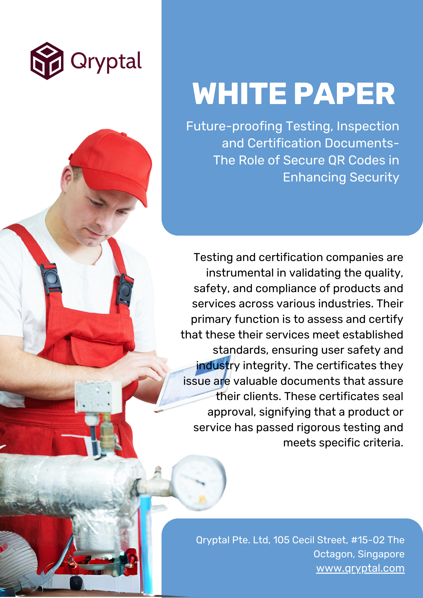 Download Testing Inspection Whitepaper | Qryptal